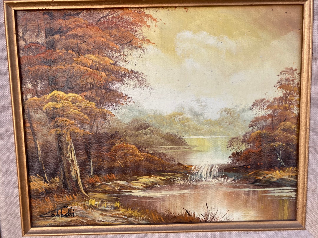 Cabetti Fall Landscape Painting - Etsy