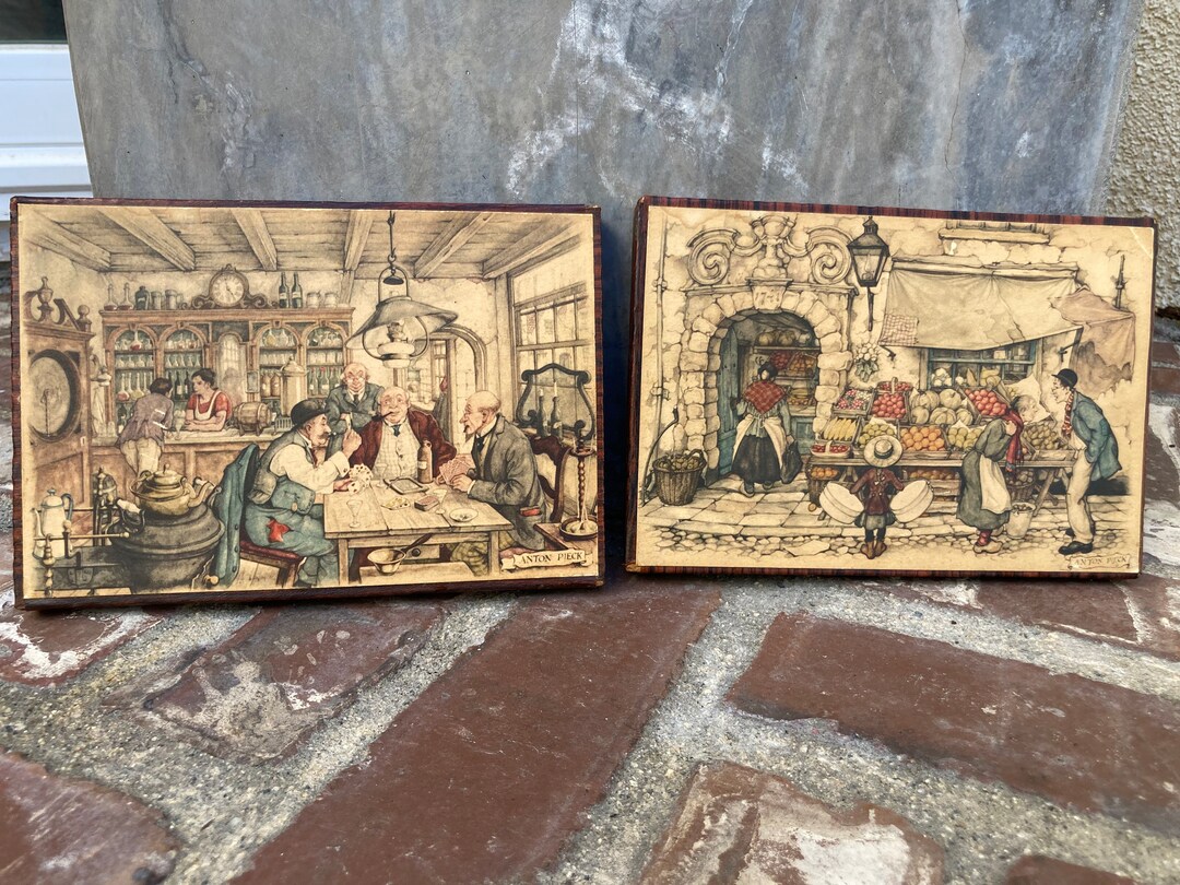 Anton Pieck Vintage Art Set - Etsy