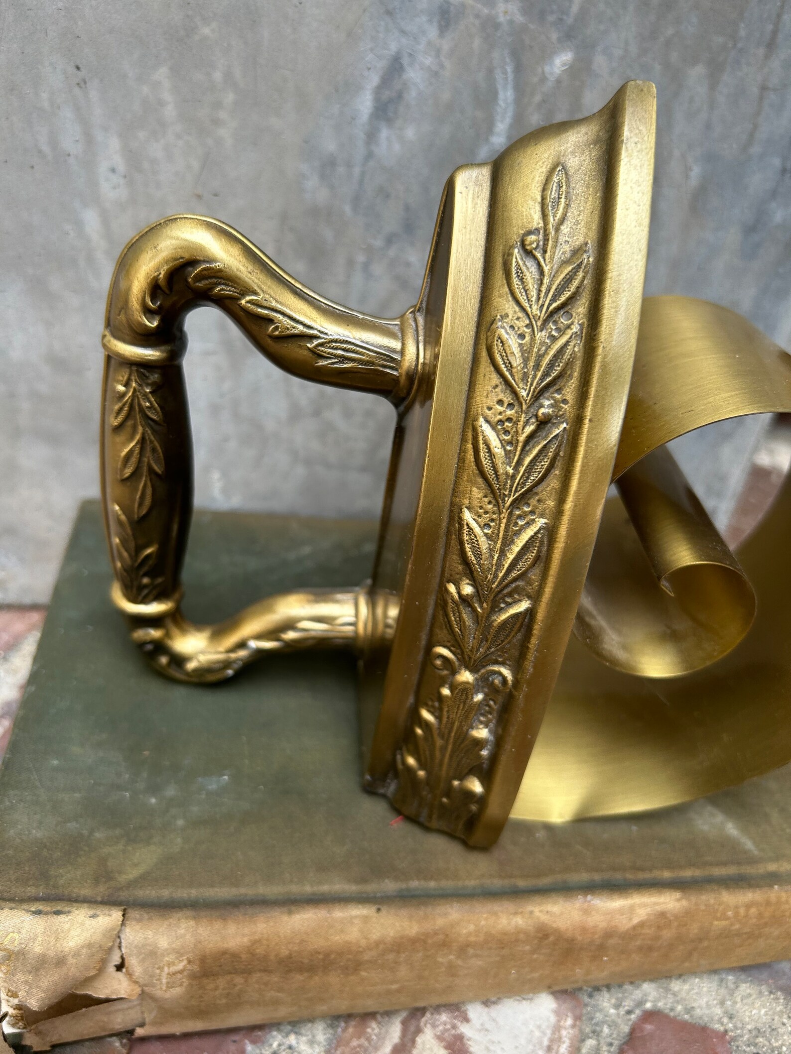 Brass and Metal Iron Sculpture Laundry Room Decor Vintage Iron Decor - Etsy