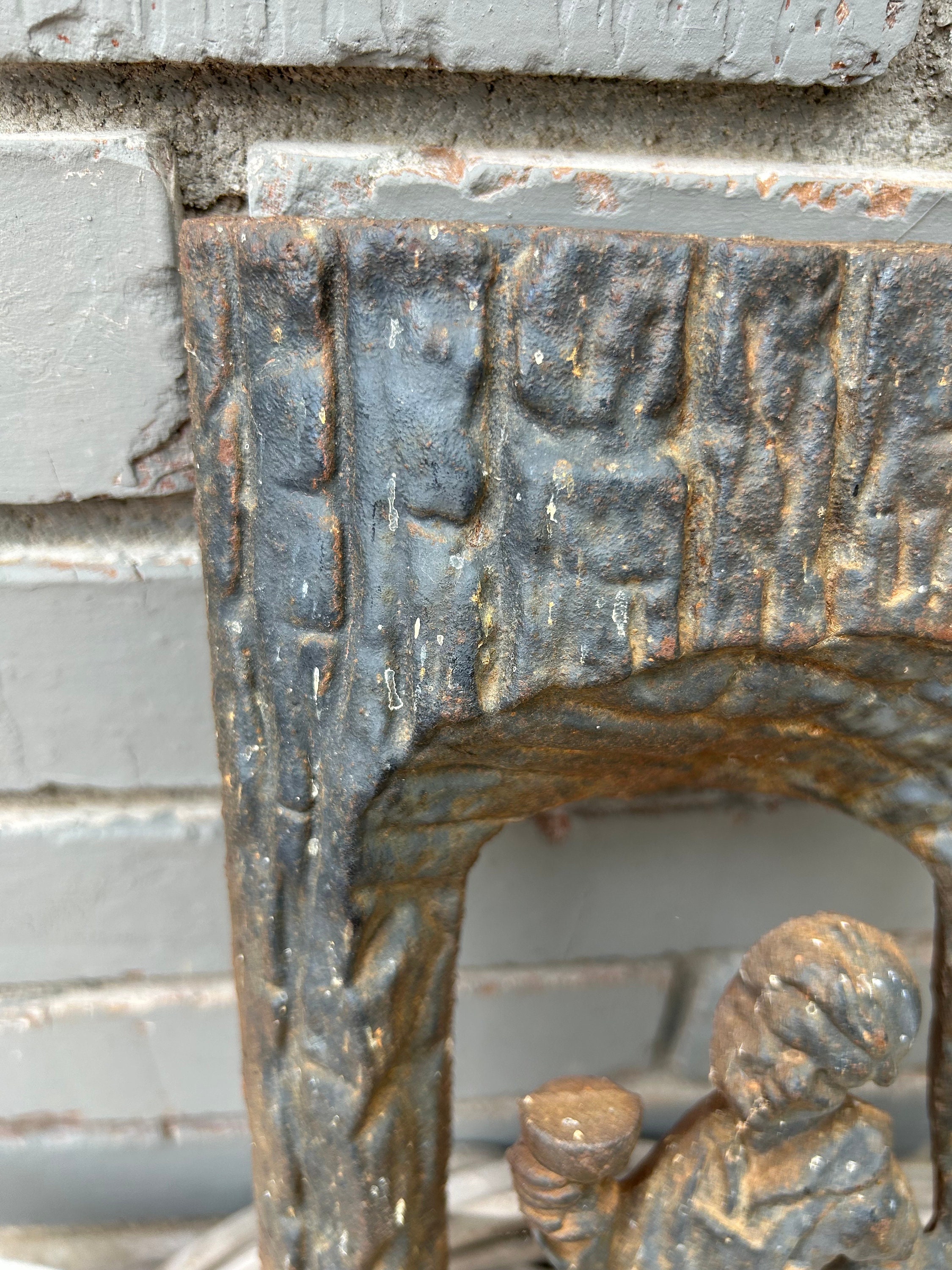 Antique Cast Iron Statue Brewery Wine Bar Decor - Etsy