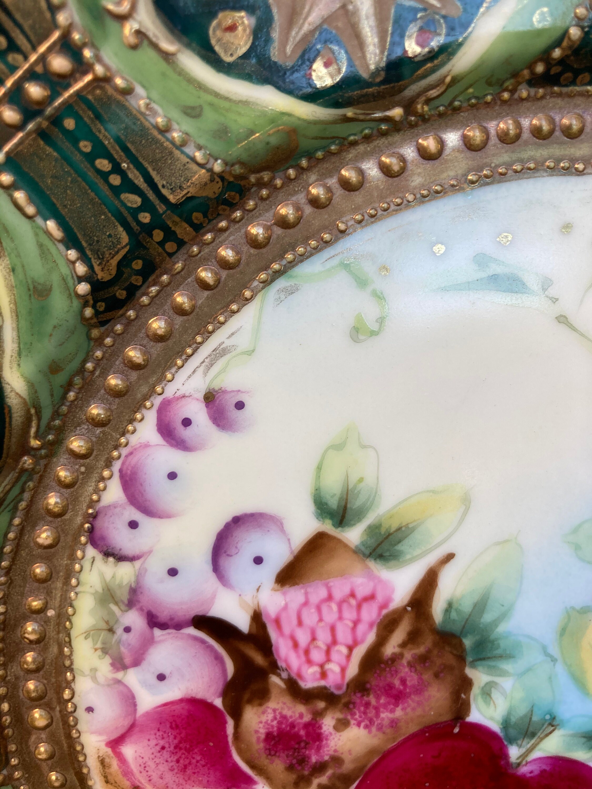 Vintage Nippon Hand Painted Plate | Etsy