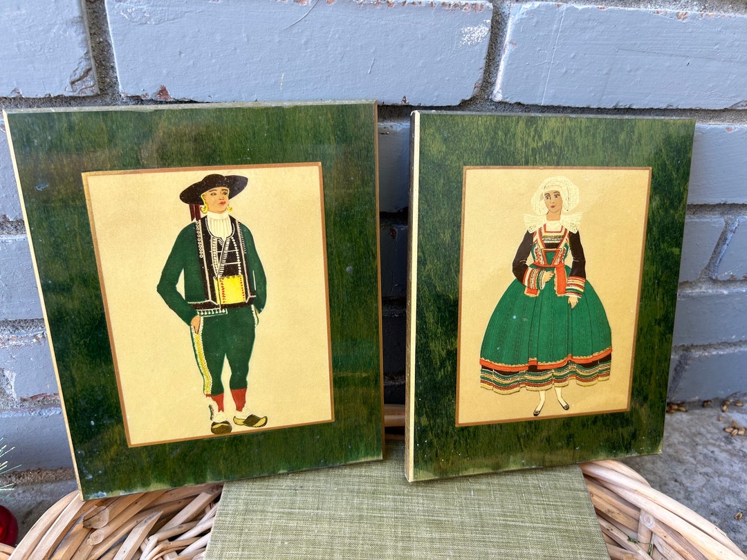 Choose One: Folk Art Permanent Plaque Art - Etsy