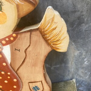 Adorable Handpainted Scarecrow - Etsy