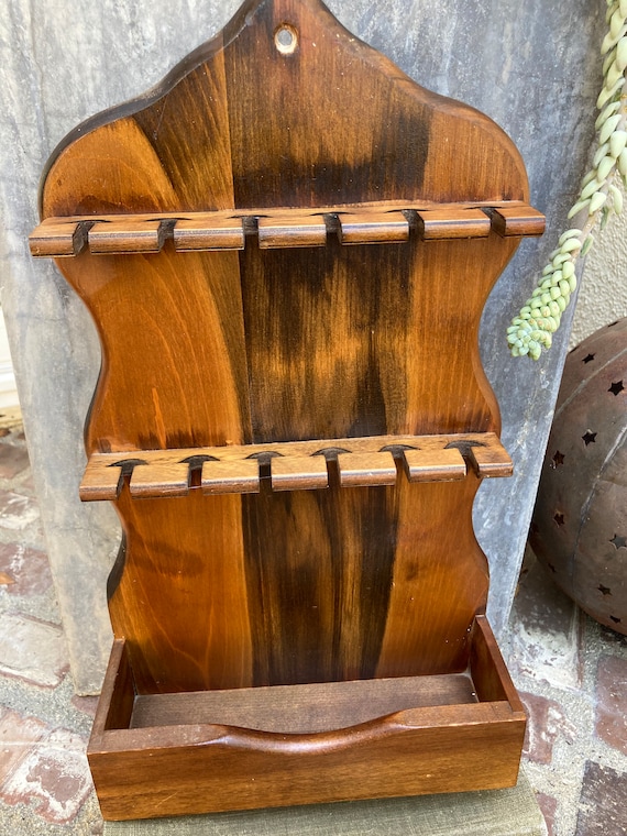 12 Spoon Wood Display Rack - Etsy