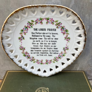 The Lord's Prayer Plate - Etsy