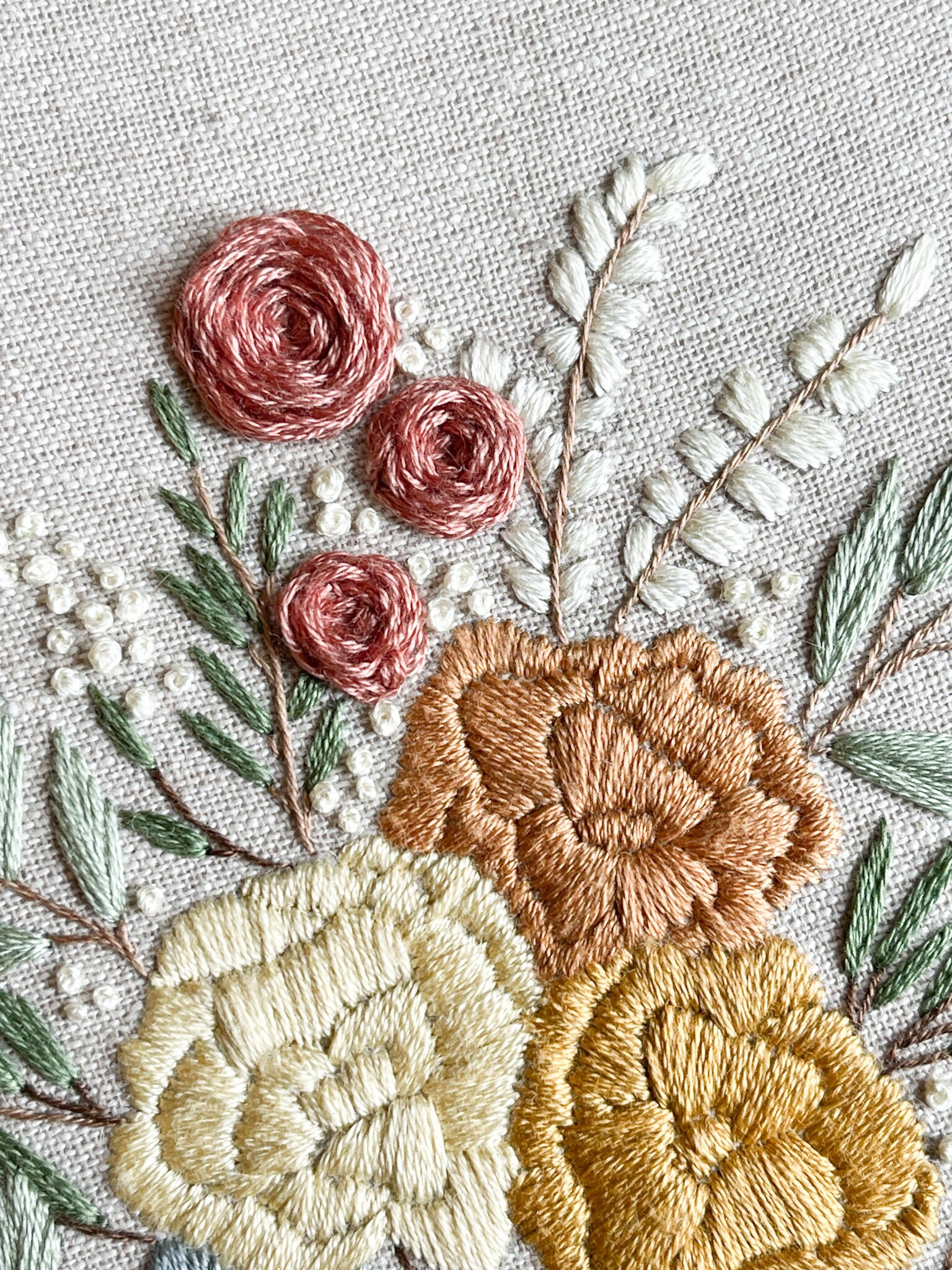 Spring Bouquet Embroidery Pattern, Printable Embroidery Pattern ...