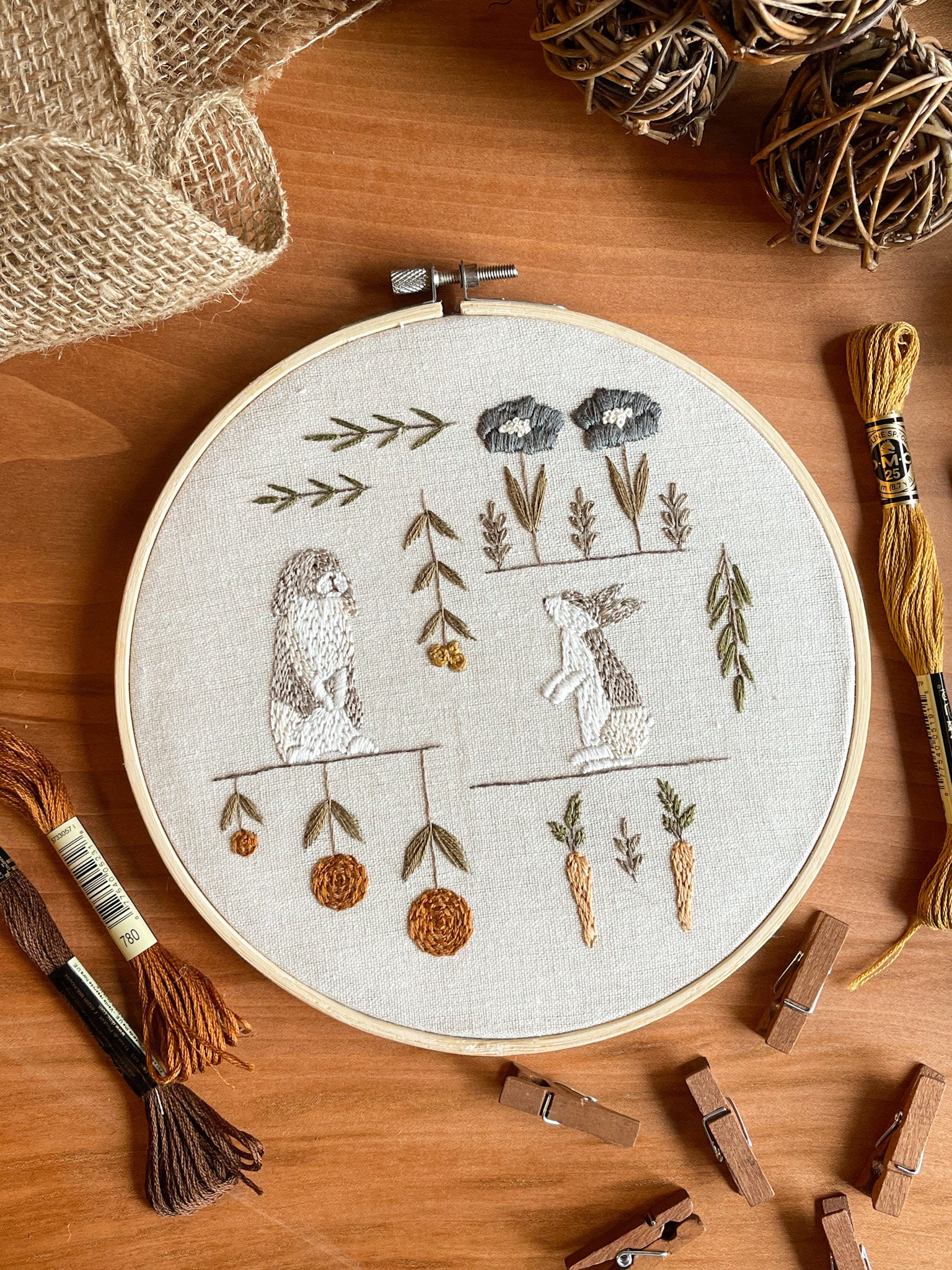 Spring Embroidery Sampler Beginner Embroidery Pattern With - Etsy