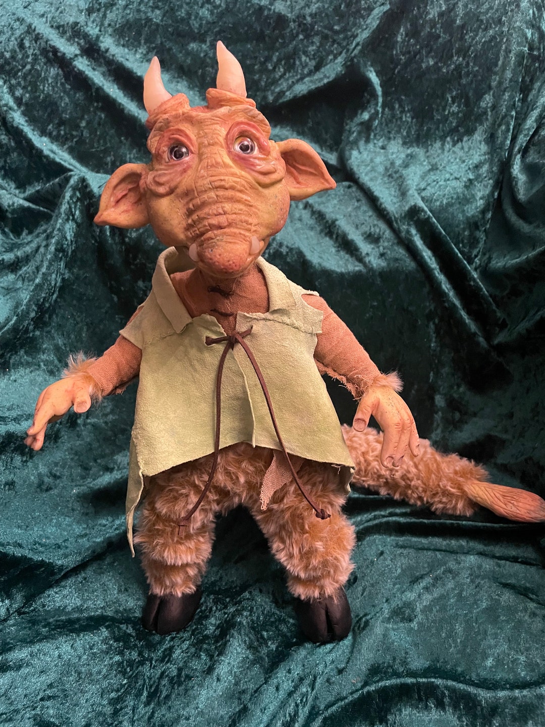 Nog the Faun. A Whimsical Faun Creature Figurine - Etsy
