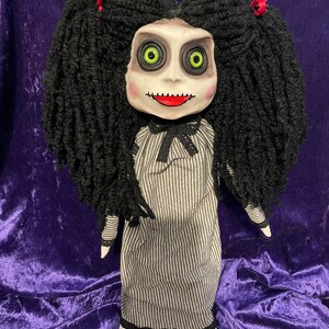 Handmade Dark Creepy Gothic Rag Doll Delilah - Etsy