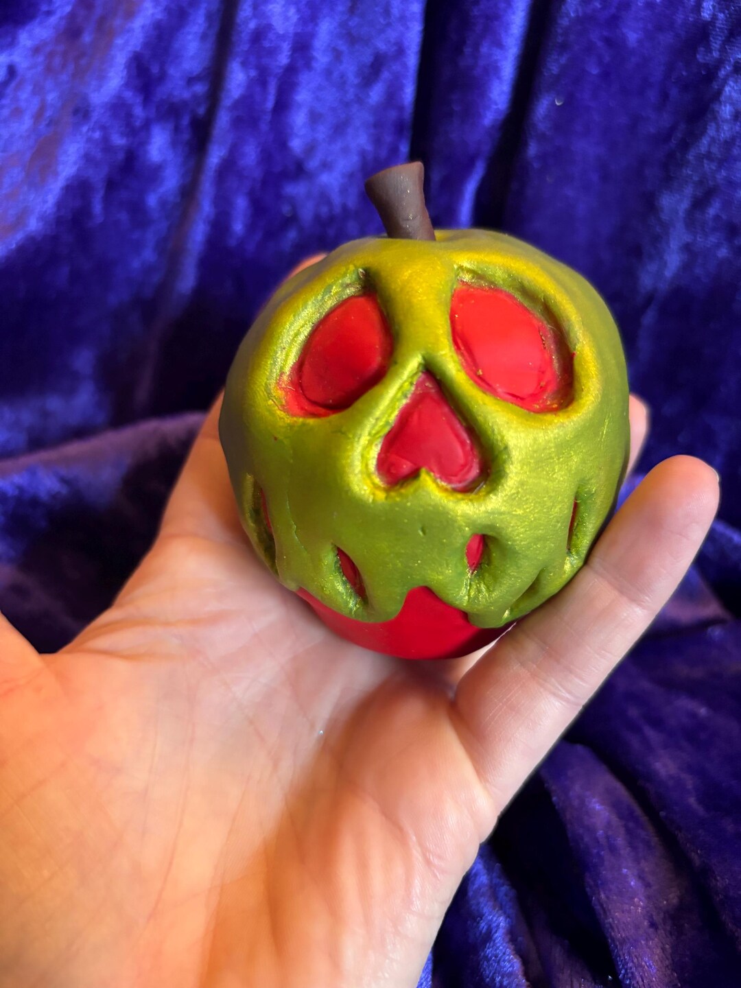 Poisoned Apple Sculpture Halloween Decoration - Etsy