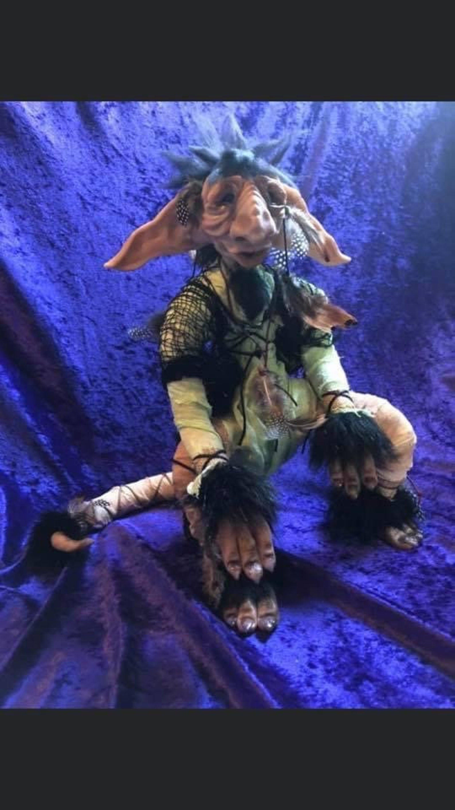 Hand Sculpted From Polymer Clay Rufus the Goblin, Troll, Fae, Pixie ...