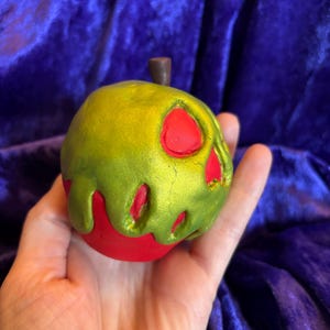 Poisoned Apple Sculpture Halloween Decoration - Etsy