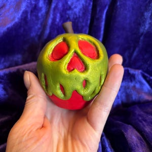 Poisoned Apple Sculpture Halloween Decoration - Etsy