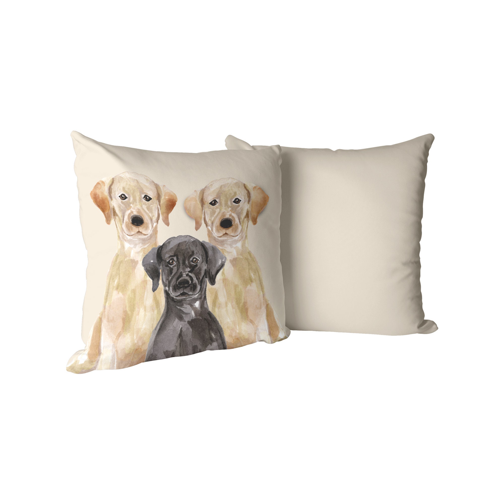 Labrador Retriever Gifts Pet Portrait Throw Pillow Gift for | Etsy