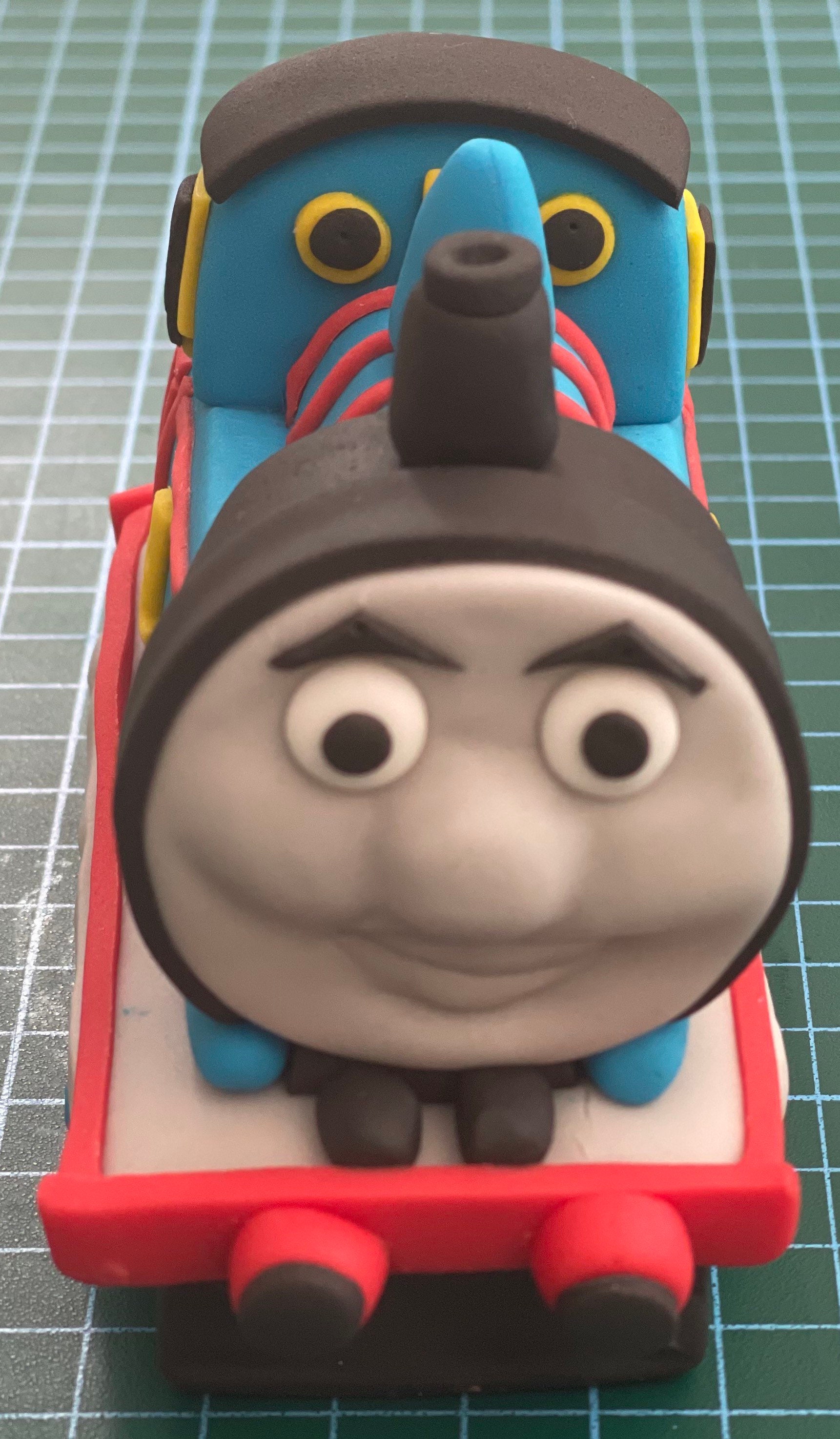 Thomas the Tank Engine Cake Topper Inspired Fondant Handmade - Etsy