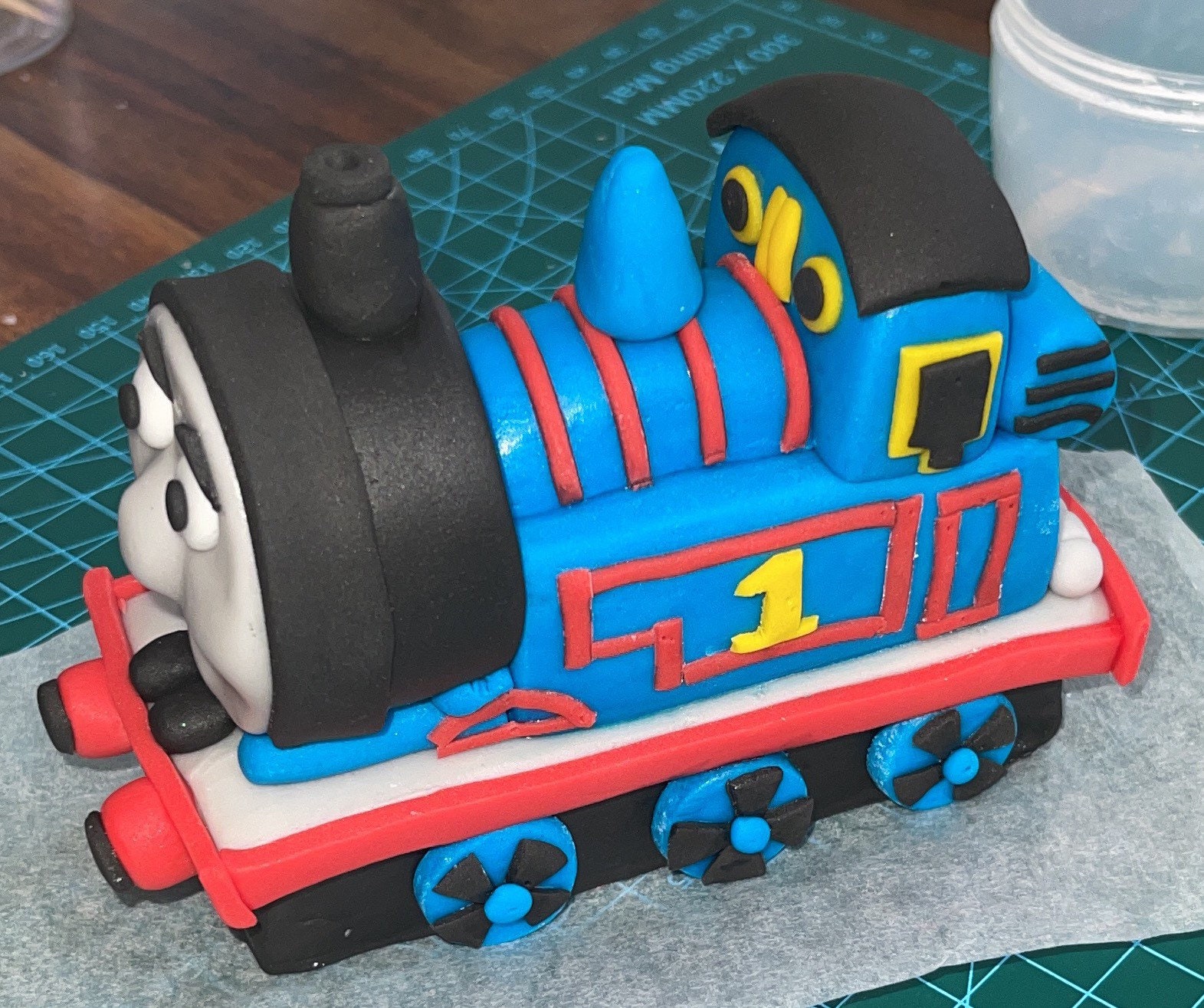 Thomas the Tank Engine Cake Topper Inspired Fondant Handmade - Etsy