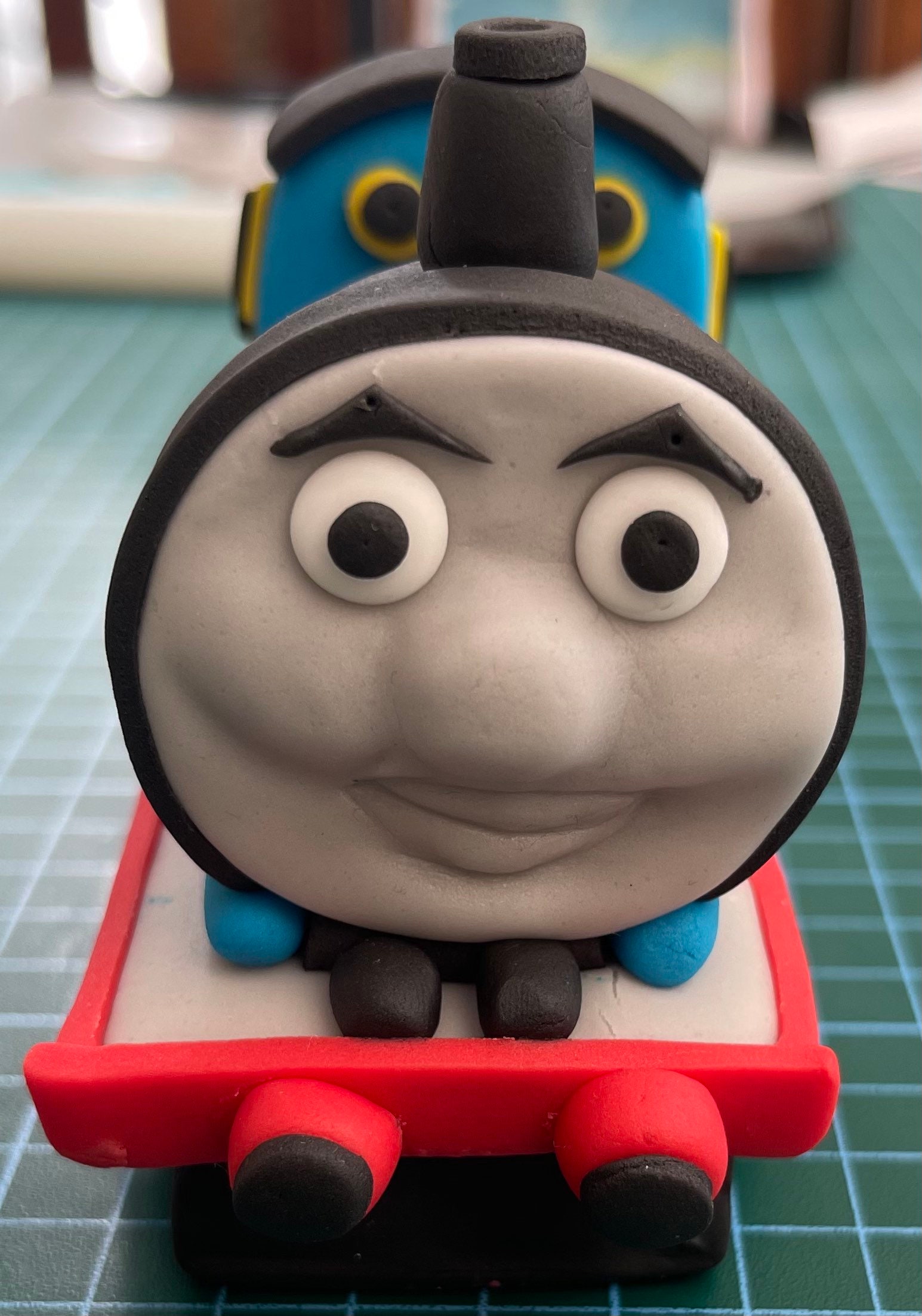 Thomas the Tank Engine Cake Topper Inspired Fondant Handmade - Etsy
