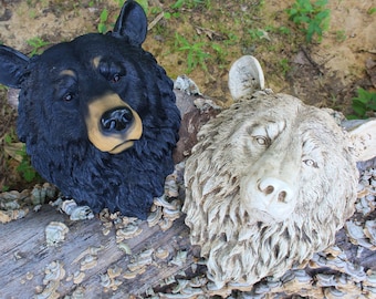 Bear Head Wall Mount - Etsy