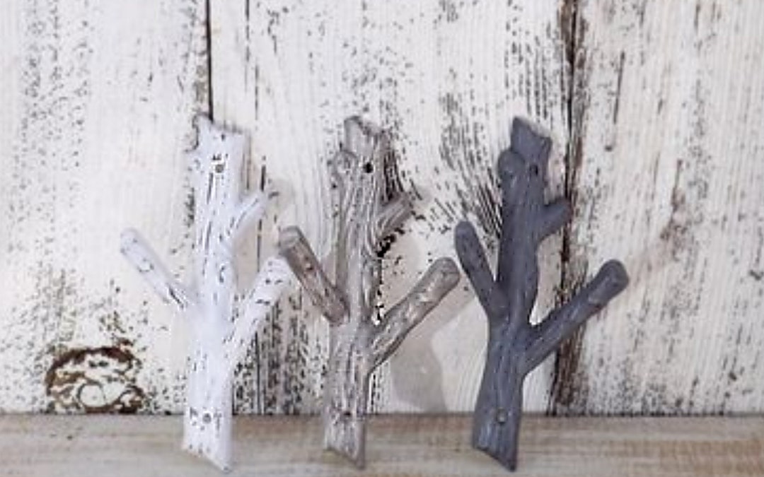 Tree Limb Wall Hook, Tree Branch Hook, Cast Iron Hook - Etsy