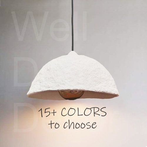 Lampshade Ceiling Modern Chandelier Paper Lamp Pendant | Etsy