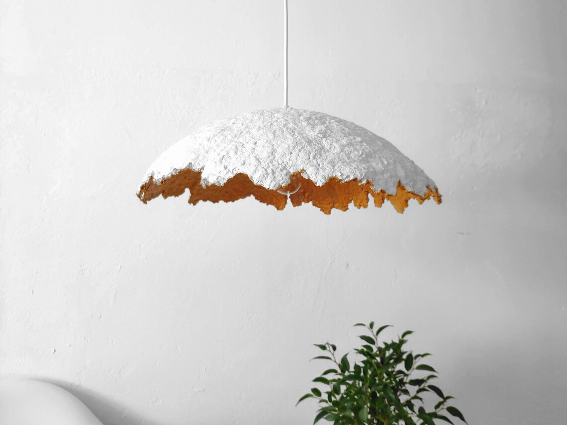 Paper Lamp Shade Modern Pendant Lighting Lampshade Ceiling - Etsy