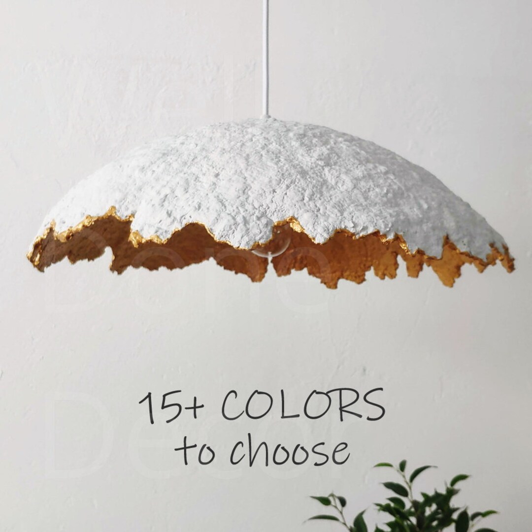 Paper Lamp Shade Modern Pendant Lighting Lampshade Ceiling - Etsy