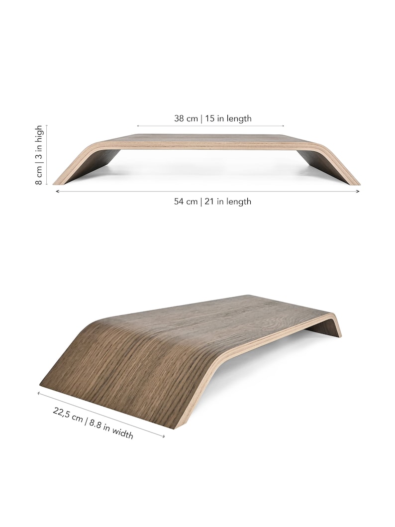 Wood Monitor Riser Scandinavian Style Stand for Imac - Etsy