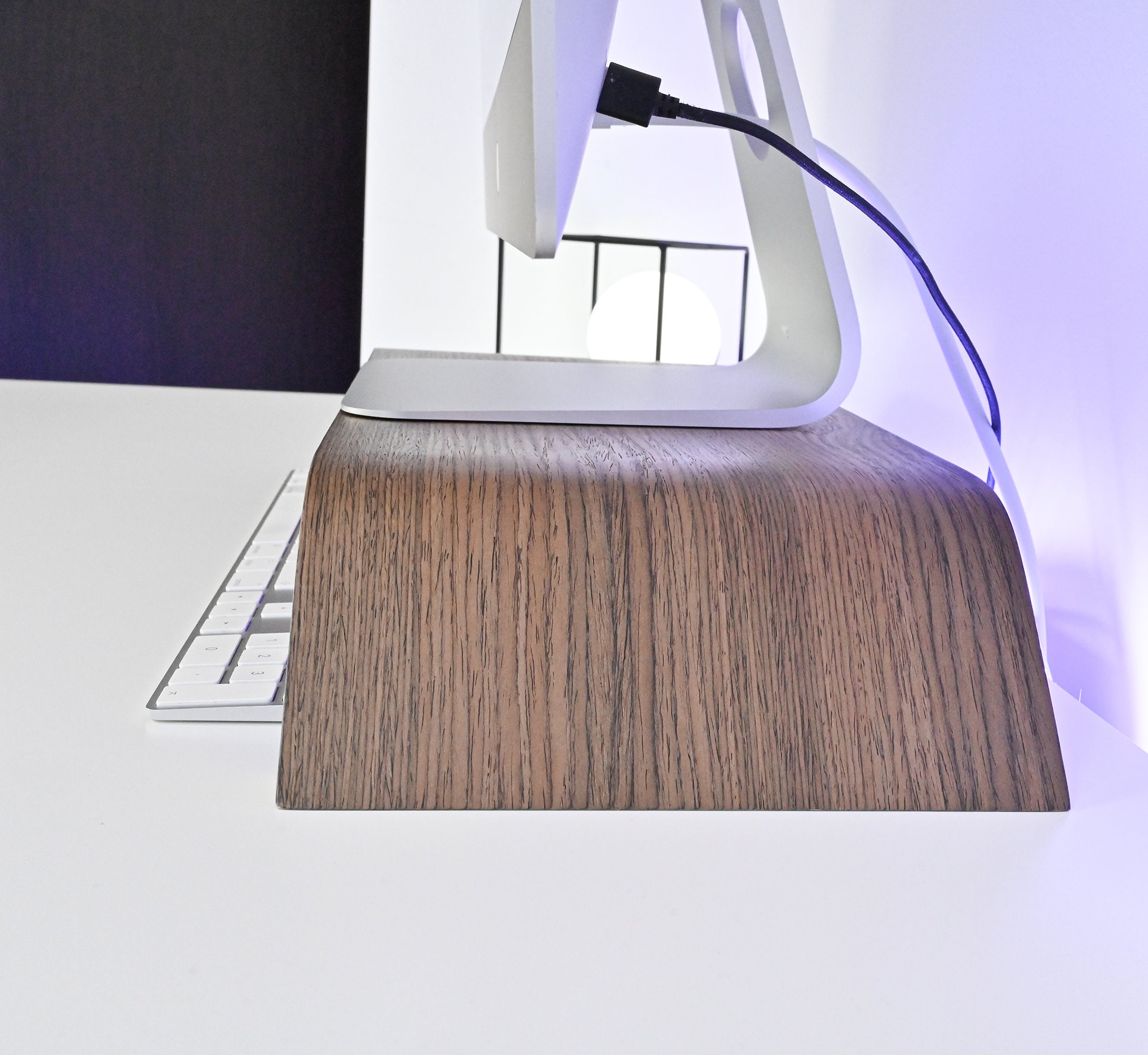 Wood Monitor Riser Scandinavian Style Stand for Imac - Etsy