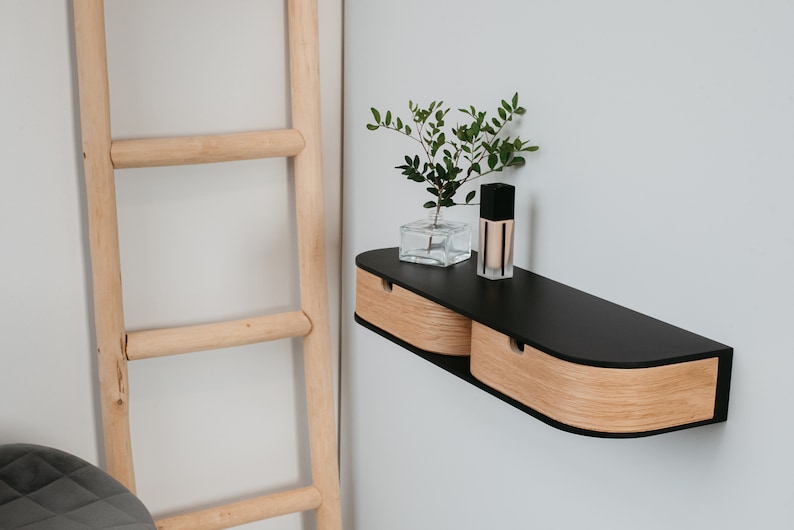 Floating Wall Make-up Table Women Cosmetic Console Walk in - Etsy