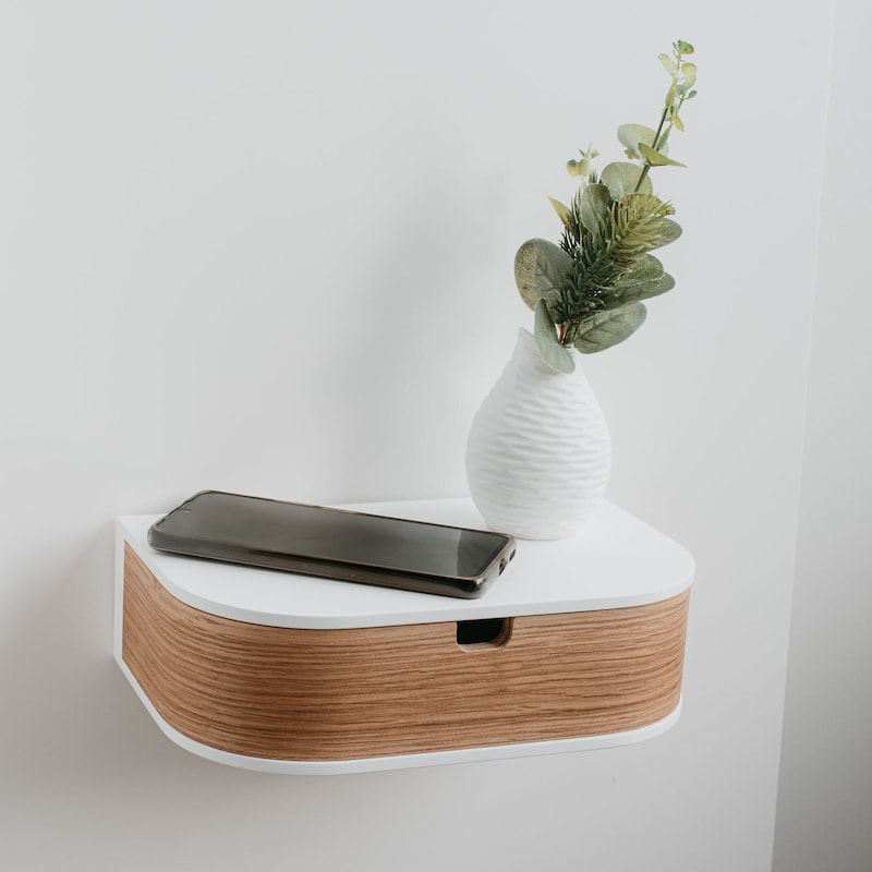 Floating Wooden Nightstands - Etsy