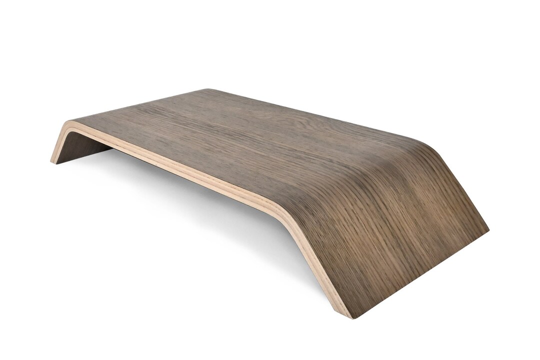 Wooden Monitor Stand and Desk Organizer, Scandinavian Style Rise Stand ...
