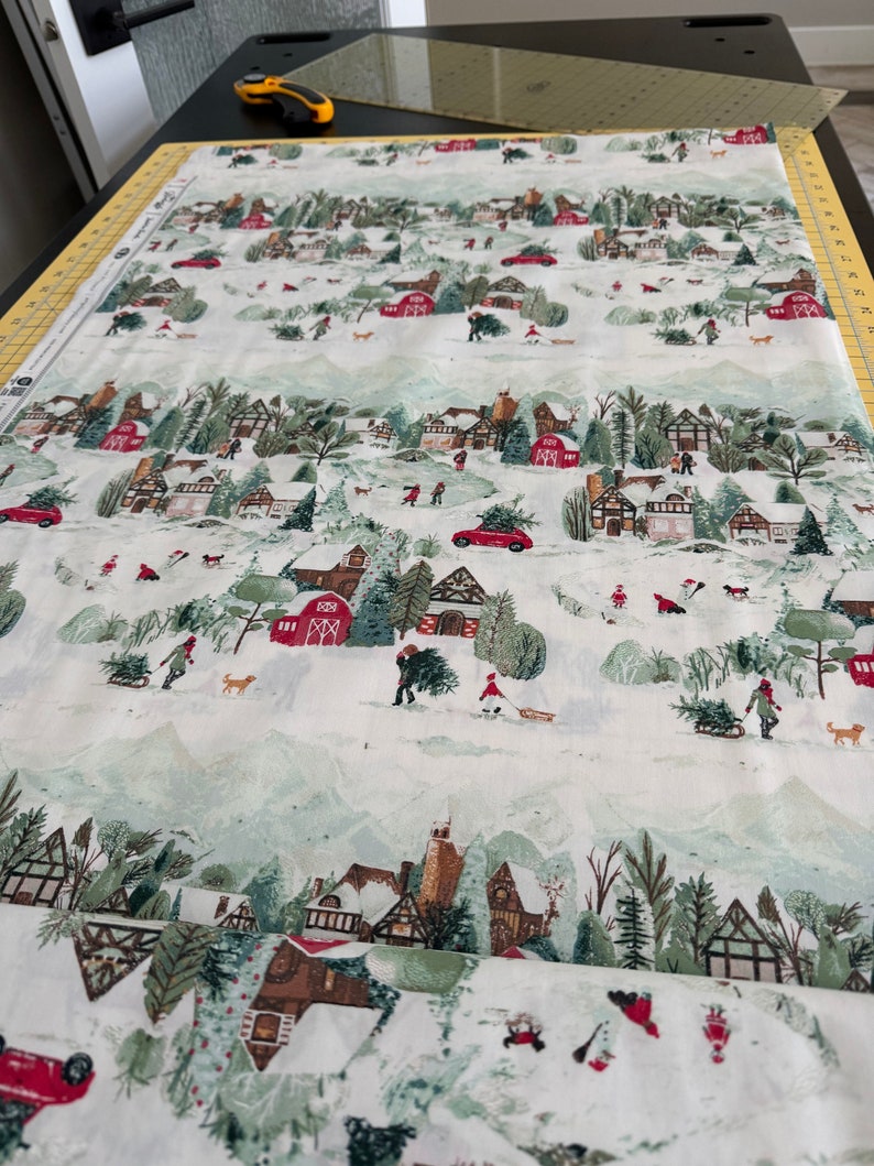Winter Village / WNT-12266/ Wintertale Collection/ Art Gallery Fabric ...