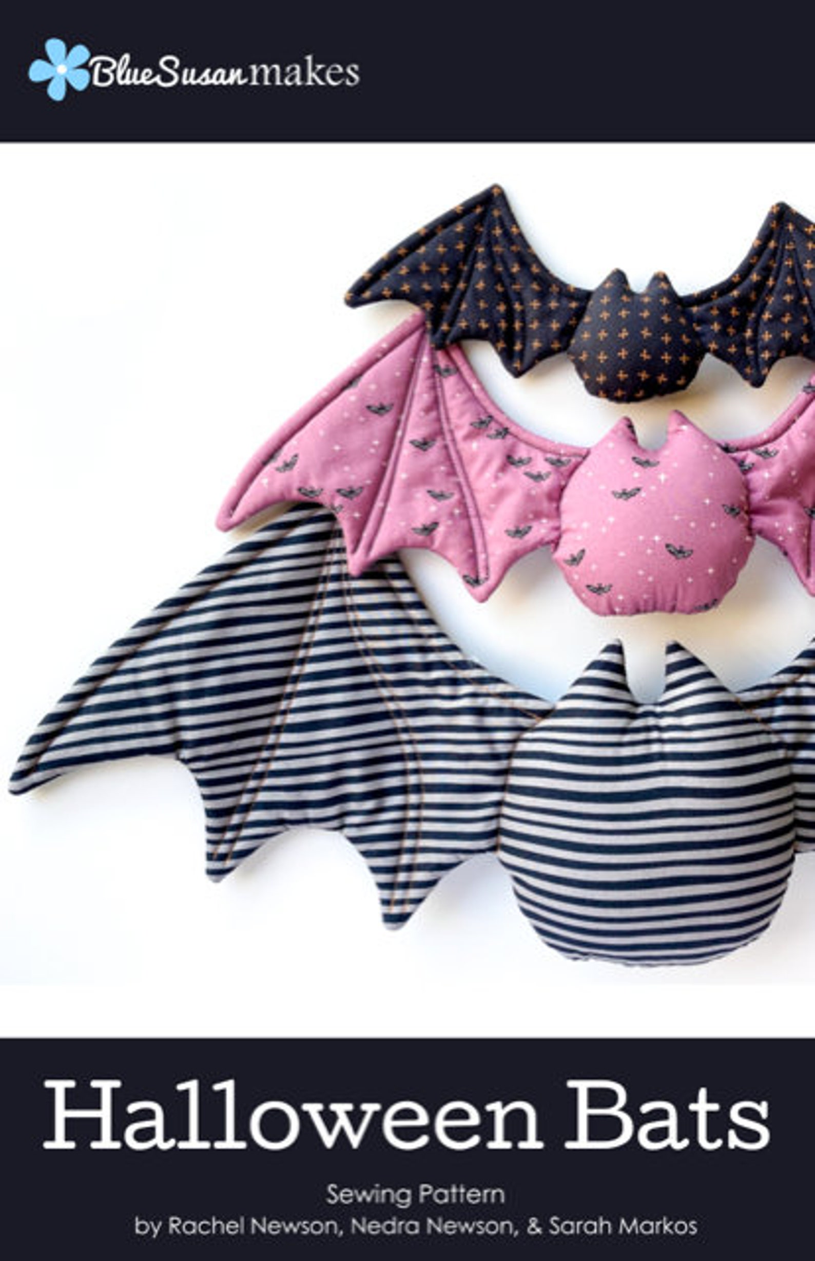 Halloween Bats PDF Sewing Pattern, Halloween Sewing Pattern, Bat Sewing ...