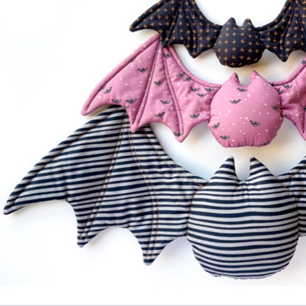 Halloween Bats PDF Sewing Pattern, Halloween Sewing Pattern, Bat Sewing ...