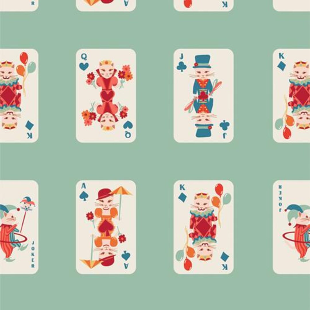 Whisker Deck Yardage-purr Parade Collection by Art Gallery Fabrics (1/2 ...
