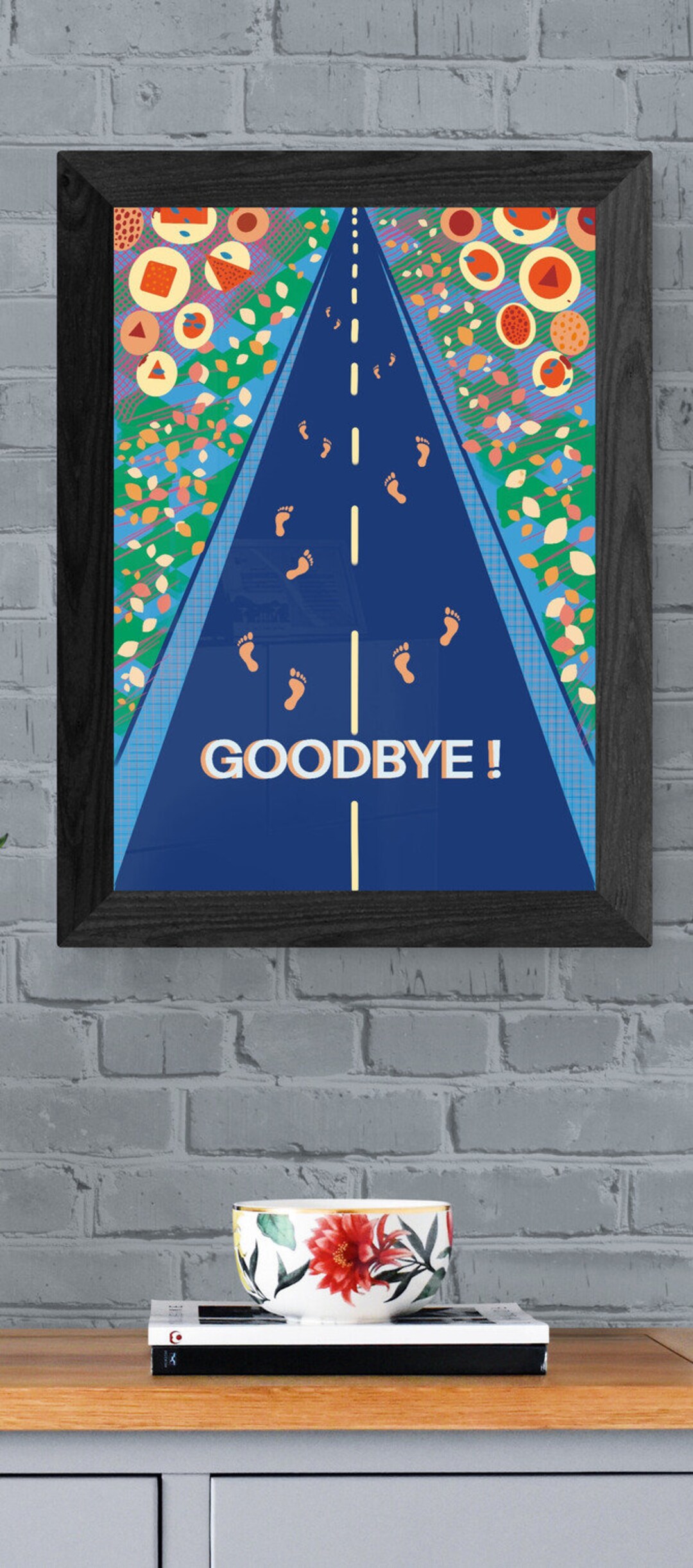 Goodbye Digital Painting Image Download PNG Printable 3 Sizes 3 Sizes ...
