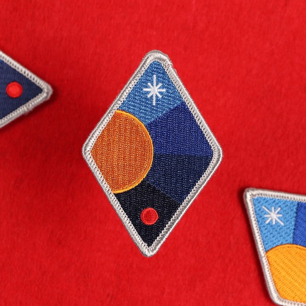 Embroidered Star Patches - Etsy