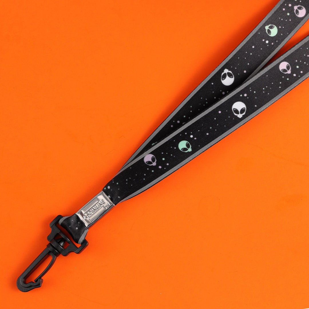 Aliens Reflective Lanyard - Etsy