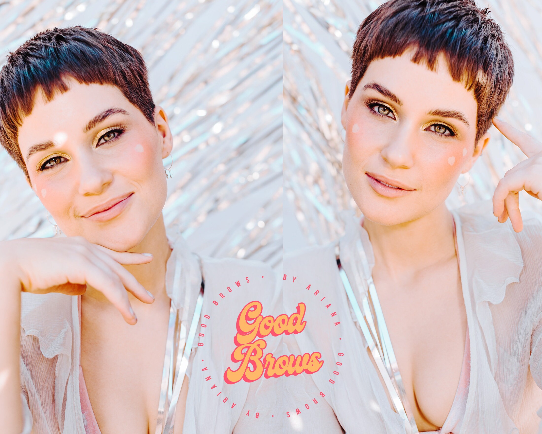 Boho Retro Orange Logo Editable Groovy Logo Set Bohemian | Etsy