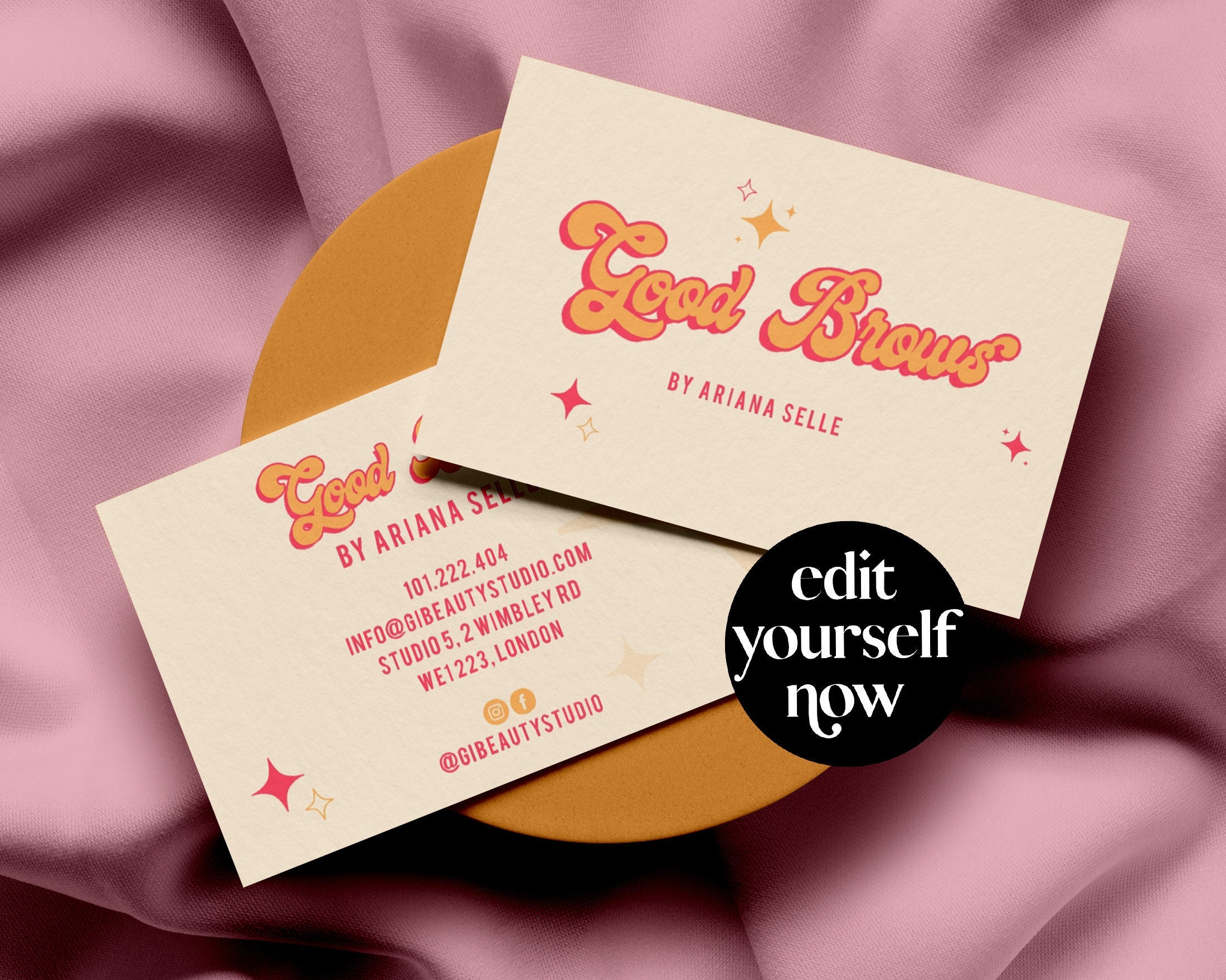 Retro Business Card Template
