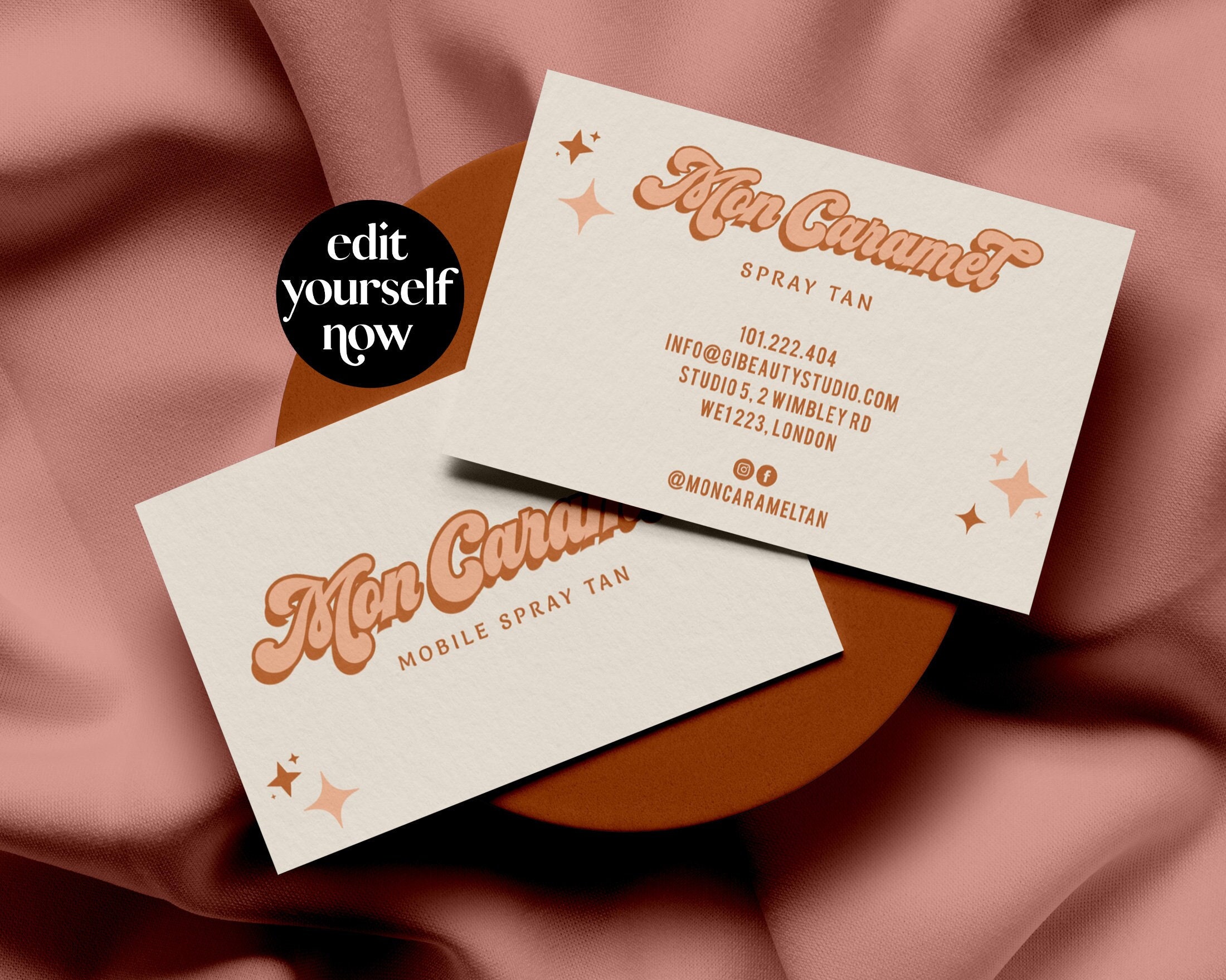 Retro Business Card Template