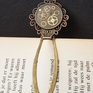 Steampunk Bookmark Steampunk Book Marker Custom Bookmark - Etsy