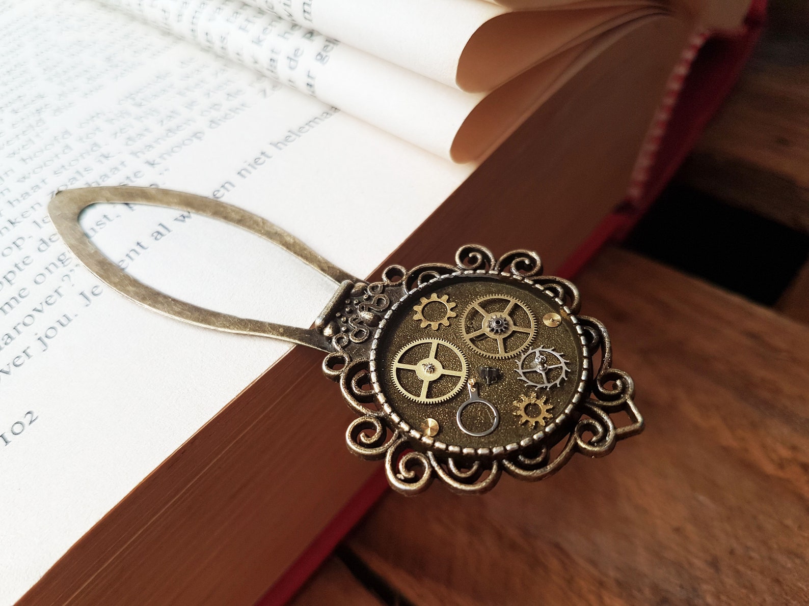 Steampunk bookmark steampunk book marker custom bookmark | Etsy