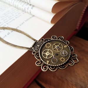 Steampunk Bookmark Steampunk Book Marker Custom Bookmark - Etsy