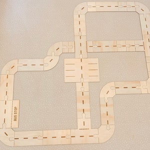 Wooden Childrens Road Play Set two Sizes Fun, Sustainable, Educational ...