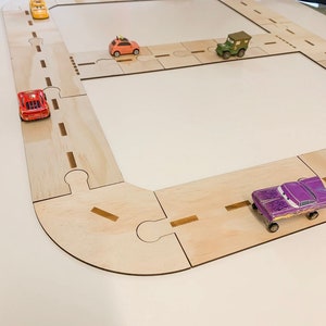 Wooden Childrens Road Play Set two Sizes Fun, Sustainable, Educational ...