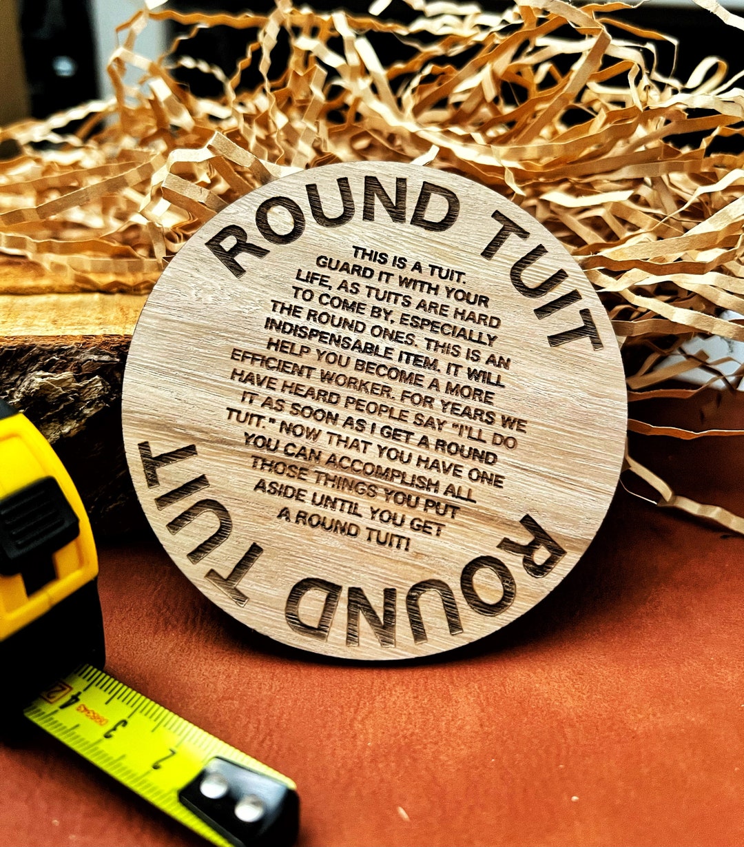 ROUND TUIT WOODEN - Etsy