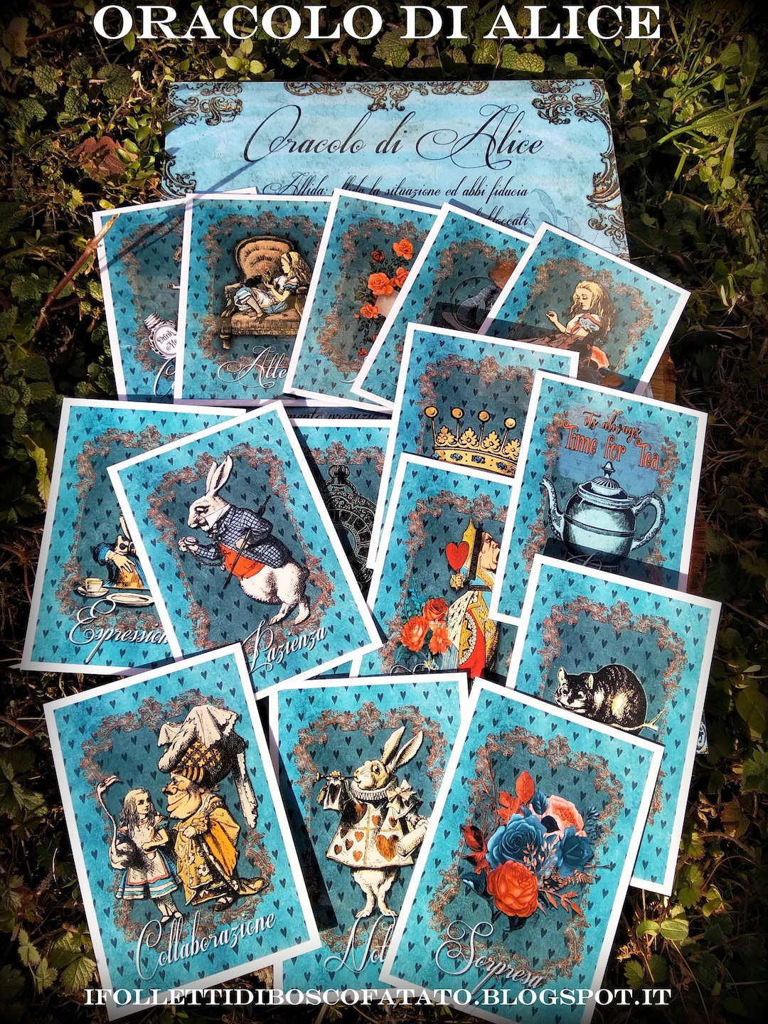 Alice's Oracle Divination and Card Reading,original Oracle,handmade ...