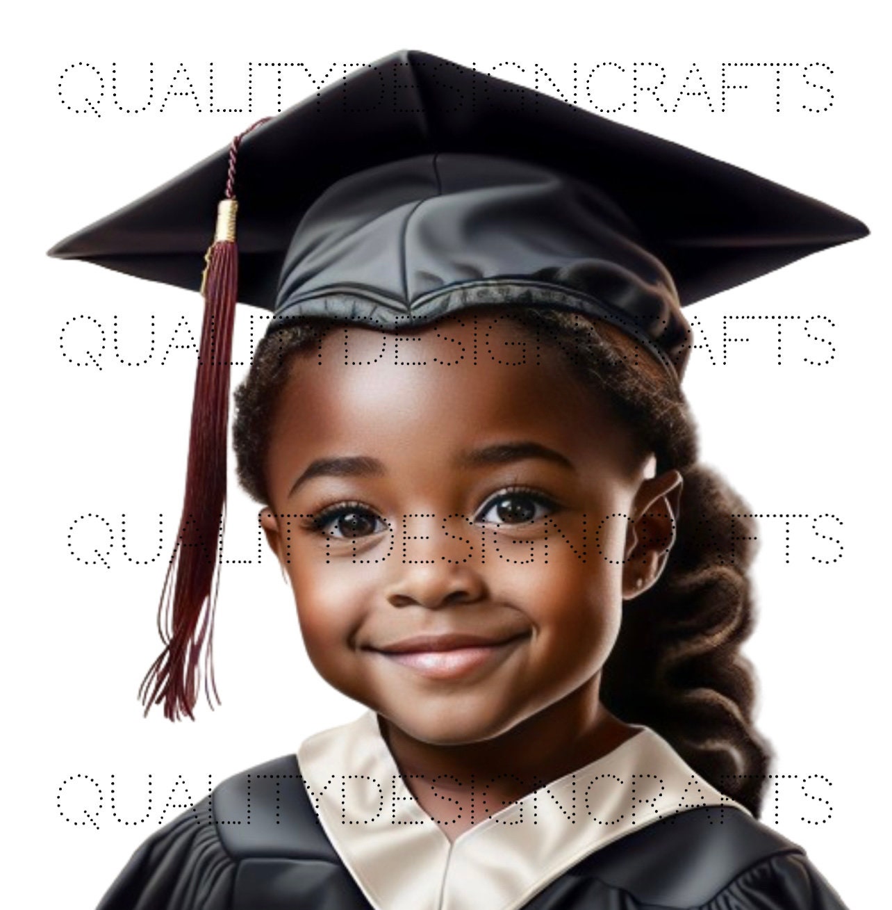 African American Girl Student Clipart