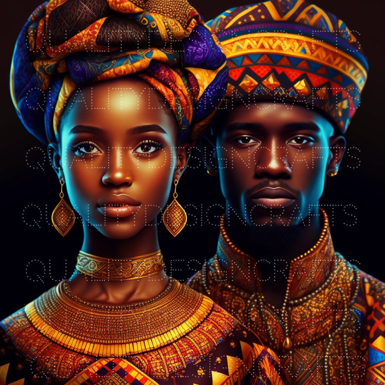 Black King and Queen Beautiful Black Girl Magic Melanin Black - Etsy